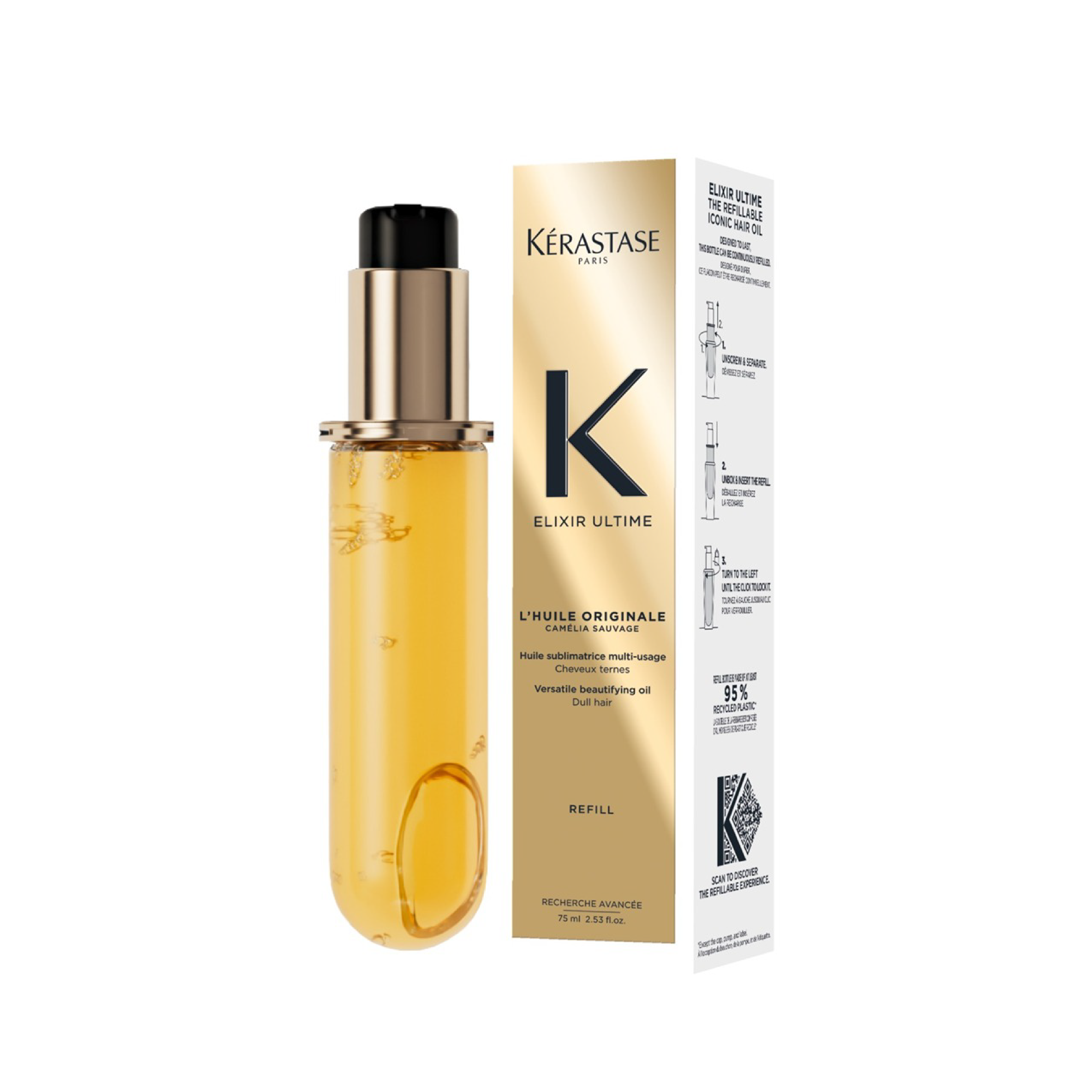 Recarga Aceite Capilar Elixir Ultime Kerastase 75 ML – Kaoba Salón & Shop